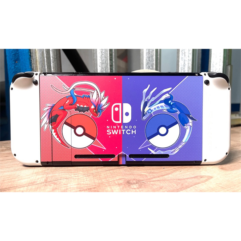 Nintendo Switch Rear Tablet Skin Version 1/2 Pokemon Scarlet Violett ...