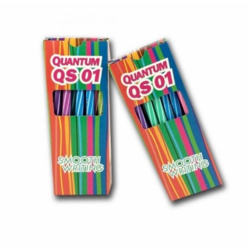 Quantum QS 01 Ballpoint Pen (1 Pack contains 12 pcs) | Shopee Philippines