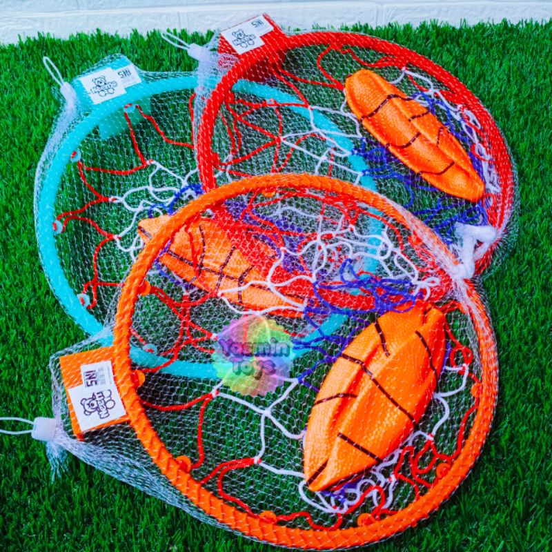 Basketball Hoop Toy + Rubber Ball | Shopee Philippines