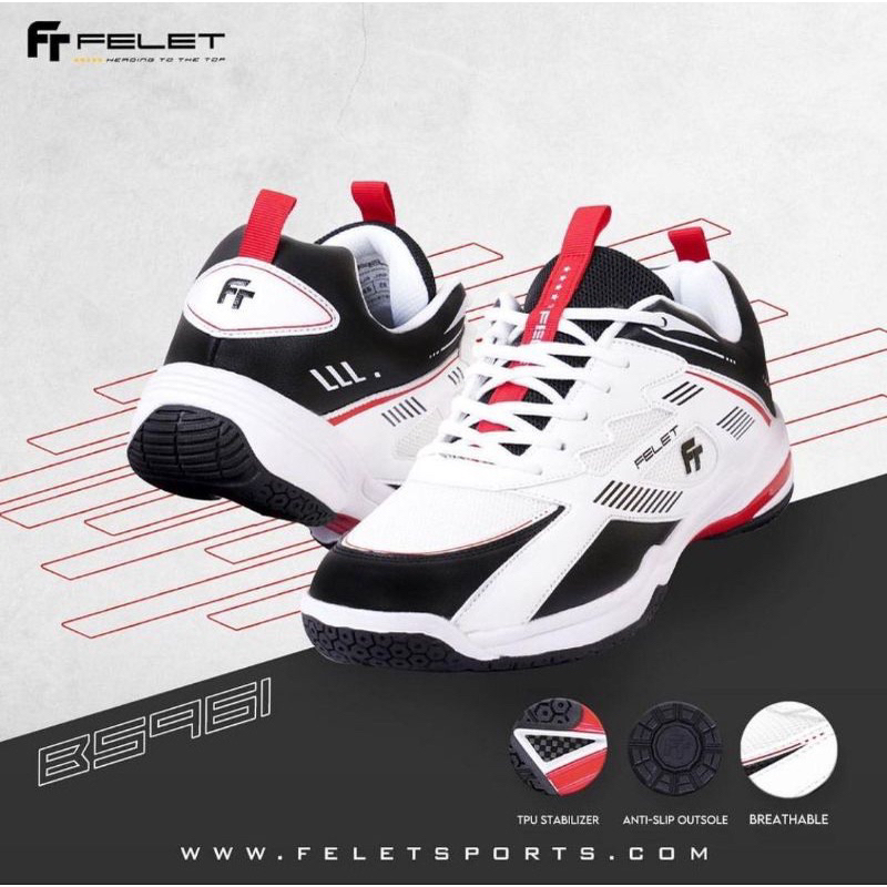 Felet BS 961 BADMINTON BADMINTON Shoes ORIGINAL | Shopee Philippines