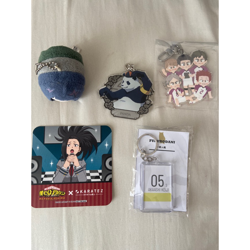 Animerch set jjk,bnha,haikyuu - jiro, panda, shiratorizawa terrilucky ...