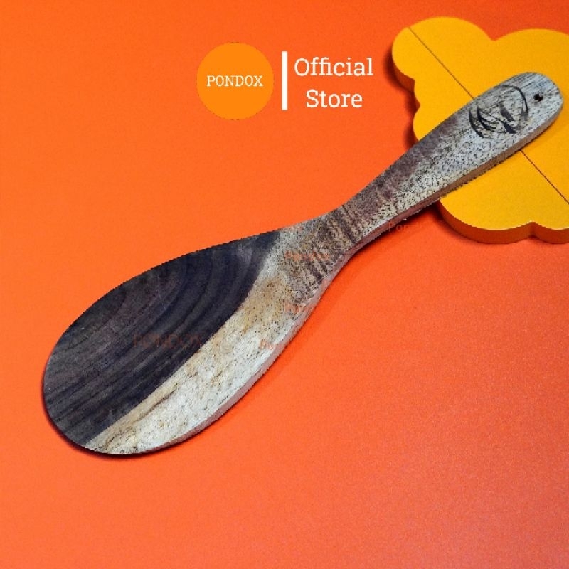 KAYU Pondox Jumbo Wooden Rice Ladle Natural Product | Shopee Philippines