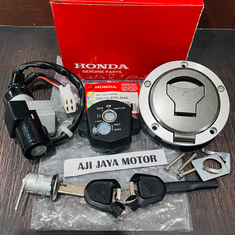 Ignition Key Set / Key Set Assy K45 CBR 150R NEW SOCKET 4 CABLES ...