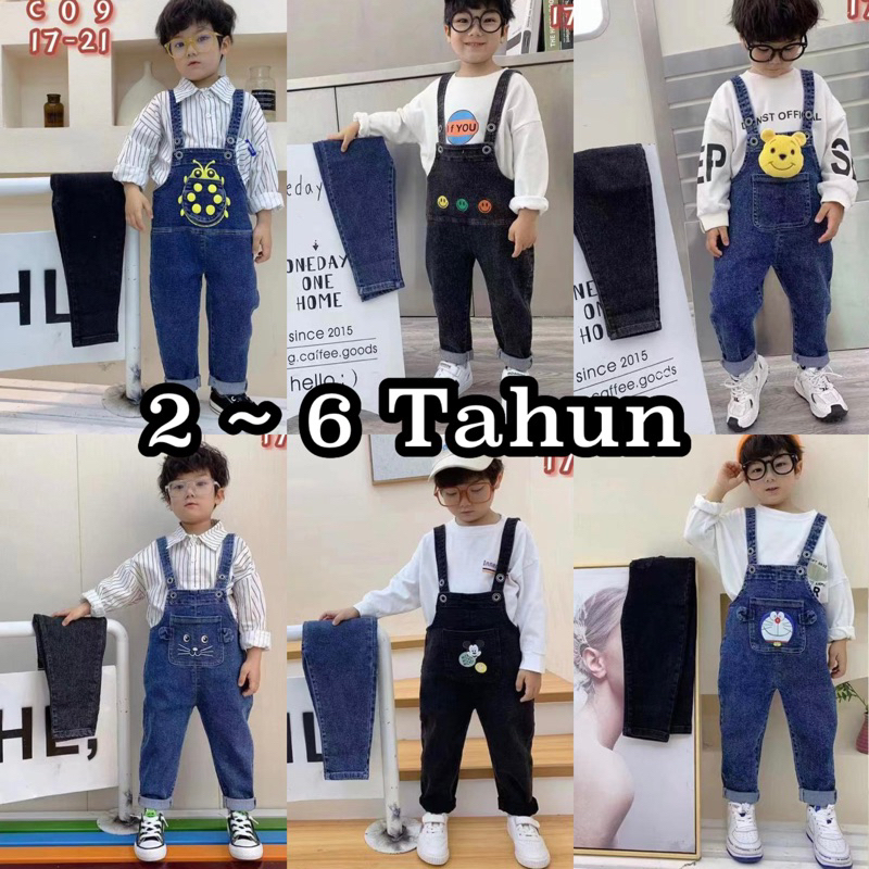 (IMPORT) PREMIUM OVERALL FOR BOYS AGE 2 ~ 6 YEARS | Shopee Philippines
