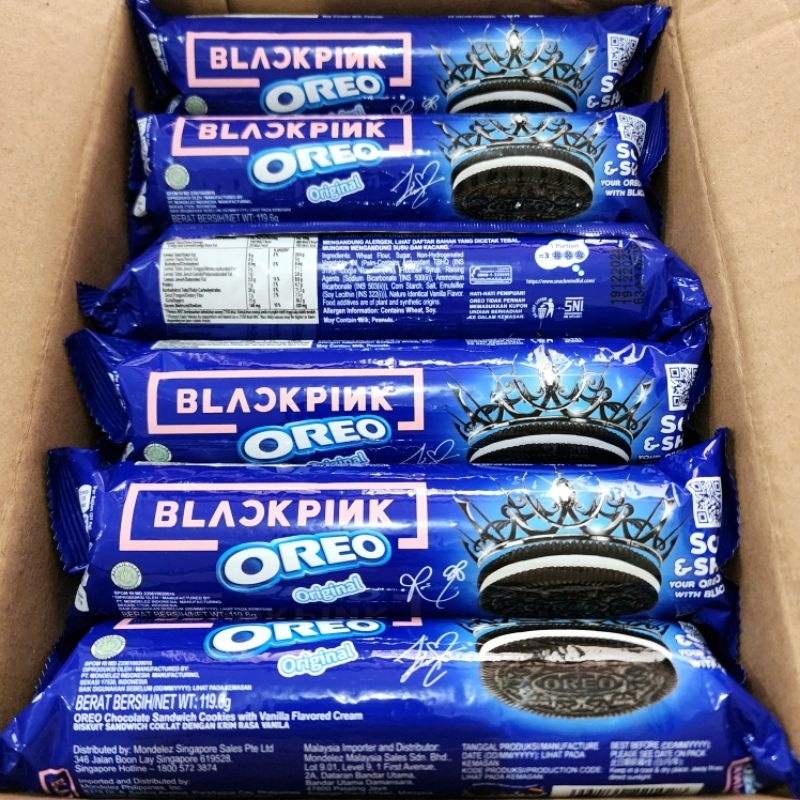 Oreo Roll Original Vanilla Cream Blackpink Limited Edition 119.6 Gram ...