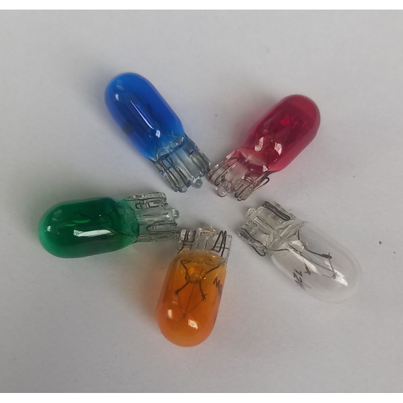 T10 T 10 Color Speedometer Dusk Light Bulb | Shopee Philippines