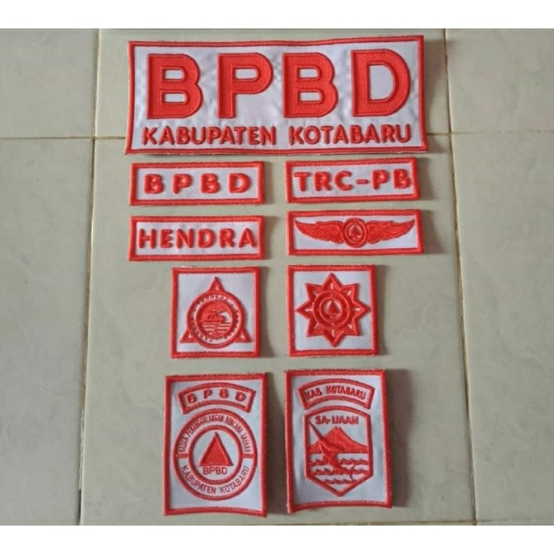 Embossed Embroidered BPBD SYMBOLS | Shopee Philippines