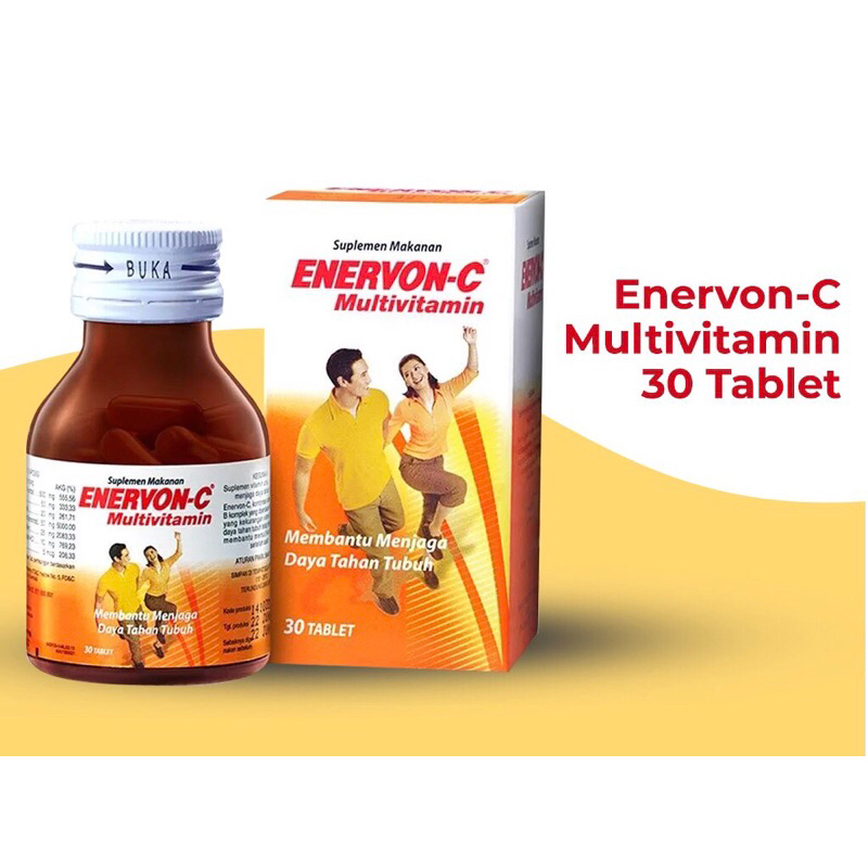 Enervon C 30 tablet & Enervon Active 30 tablet Enervon C Bottle 30 ...