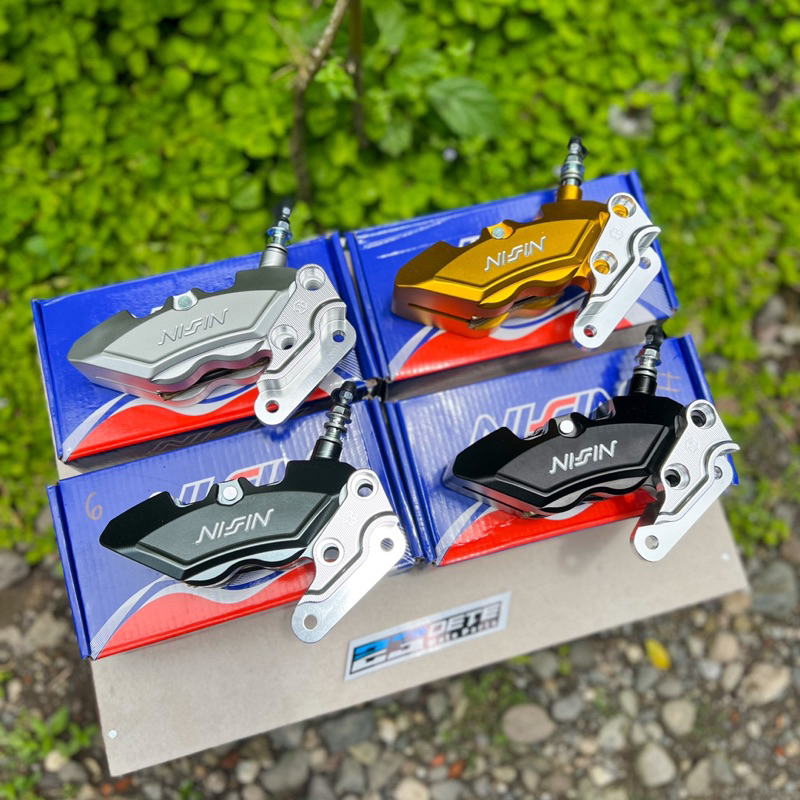 Nissin axial 4P 4 piston cnc calipers ninja rr 300 / gorilla brackets ...