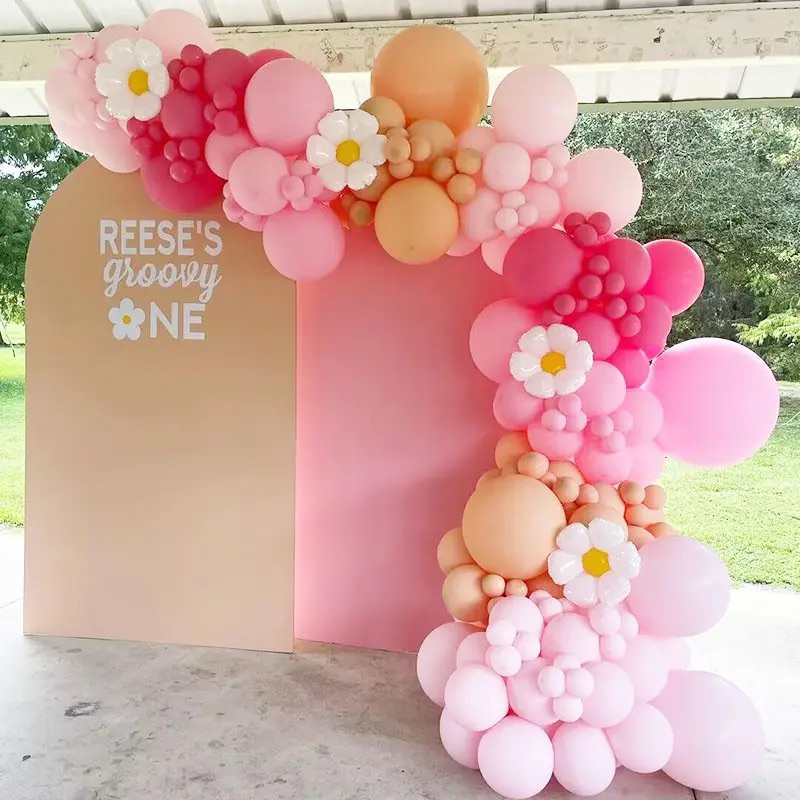 148pcs DAISY PINK DECORATION GARLAND | Shopee Philippines