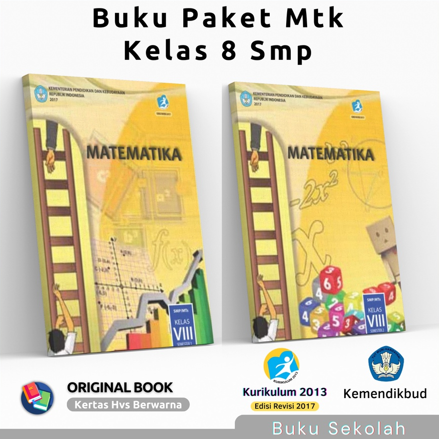 MATA Mtk Package Book Class 8 Semester 1 and 2 SMP/MTS Curriculum 2013 ...