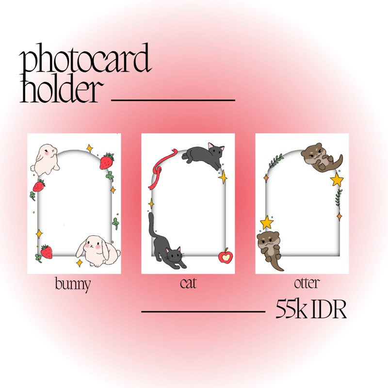 Acrylic photocard holder | Kpop pc card holder | Shopee Philippines