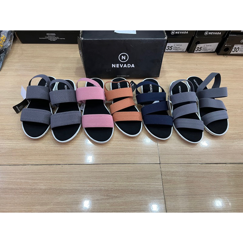 Original NEVADA Brand Rubber Strap Sandals | Shopee Philippines