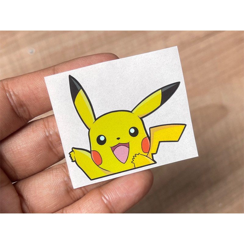 Pokemon Pikachu Peek Mini Sticker | Shopee Philippines
