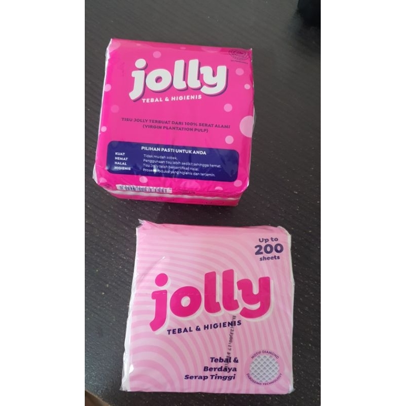 Jolly Tissue 200 sheets thick & hygienic | Shopee Philippines