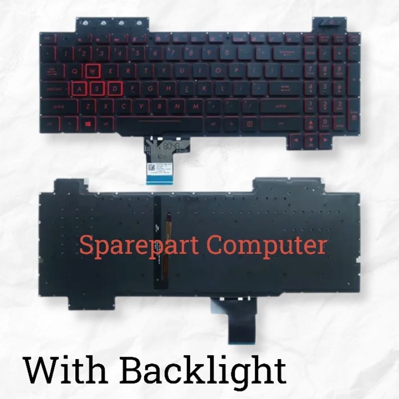 Asus TUF Gaming Keyboard FX504 FX504GD FX504GE FX504GM FX505GE FX505GT Backlight | Shopee ...