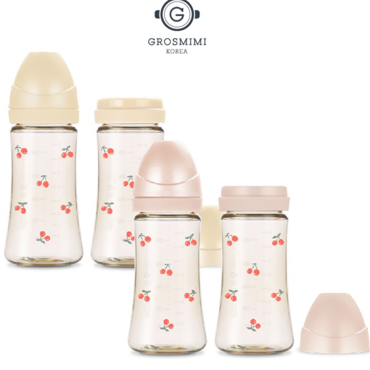 GROSMIMI PPSU CHERRISH Feeding Bottle Single Pack (200ml and 300ml ...