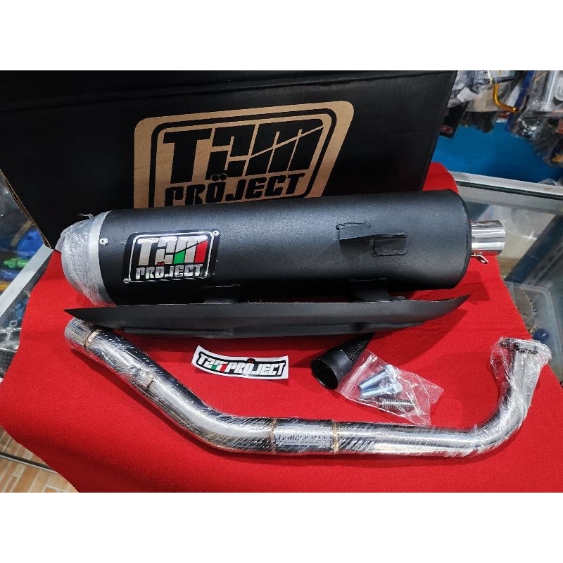 Tzm project exhaust yamaha nmax old nmax new aerox new full pack non ss ...