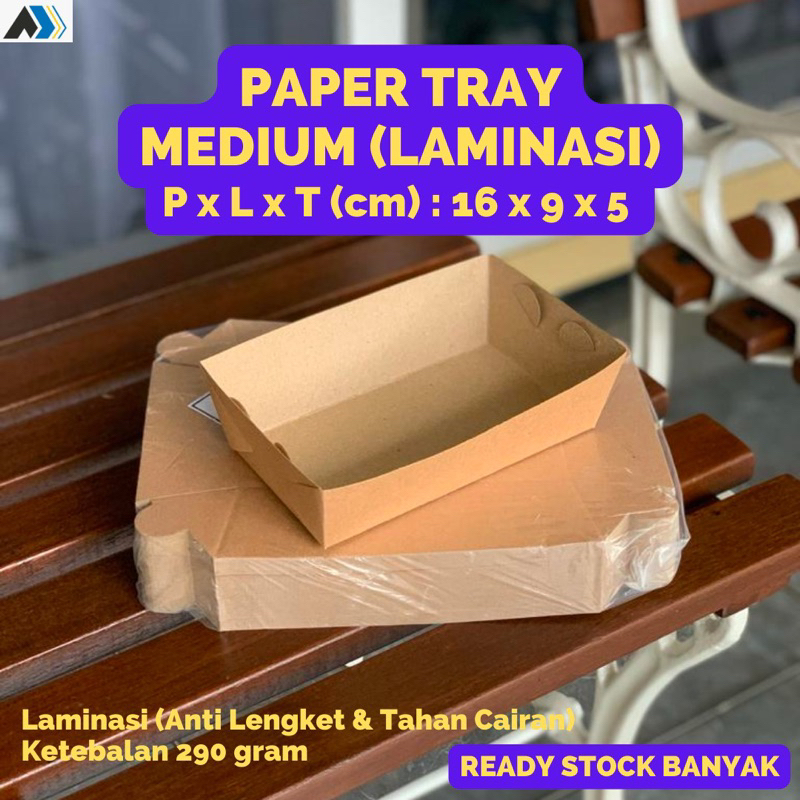 Laminated Food Paper Tray | Paper Food Tray | Paper Tray - M/Medium ...