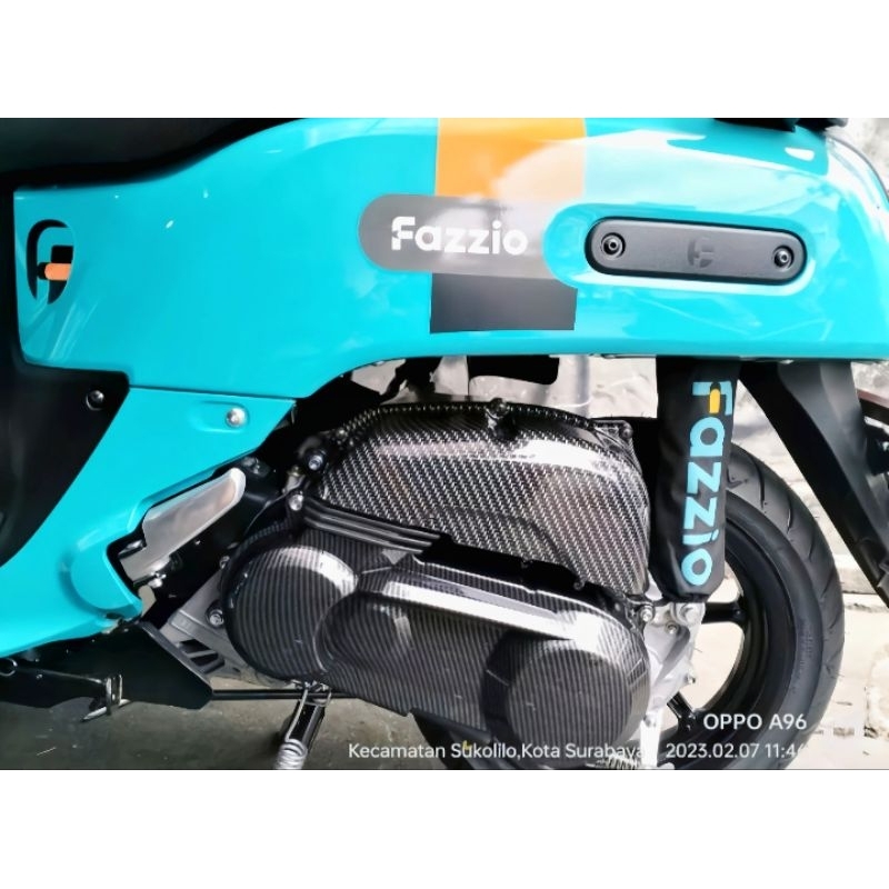Yamaha FAZZIO 125 Carbon NEMO cvt filter cover And cover Package ...
