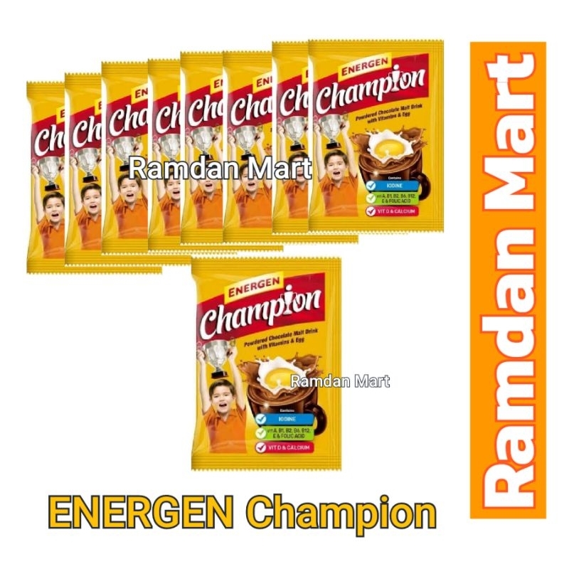 Energen Champion Renceng ( 10 sachet ) | Shopee Philippines