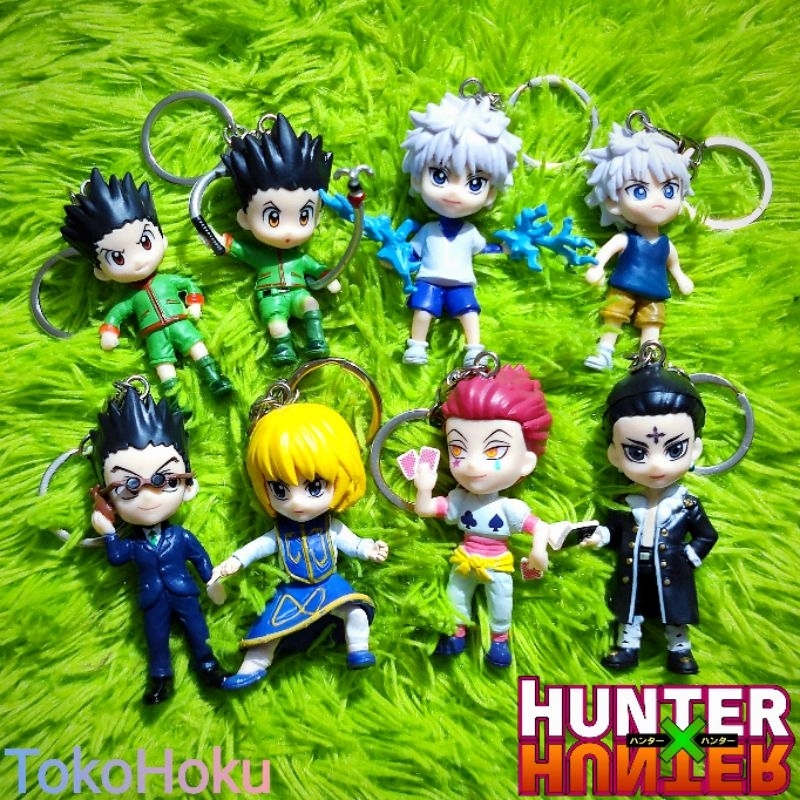 GANTUNGAN Keychain Hunter X Hunter Gon Killua Hisoka Chrollo Anime ...