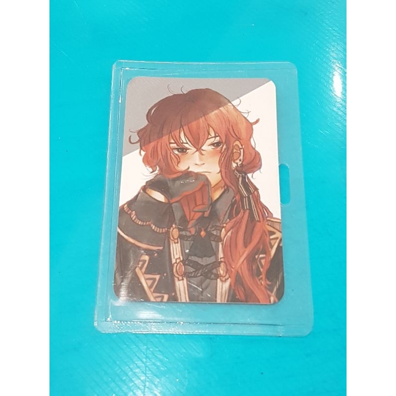 Fanmerch @HelloLittleSpring Diluc Genshin Impact Photocard PC Polaroid ...