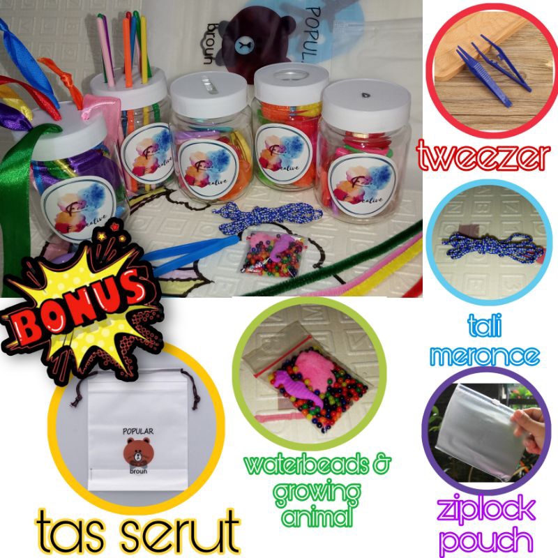 Busy Jar 8in1 educational toy, sensory play, children's educational ...