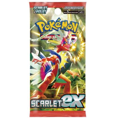 Pokemon SV1S TCG Booster Pack Scarlet EX Scarlet & Violet Indonesia | Shopee Philippines