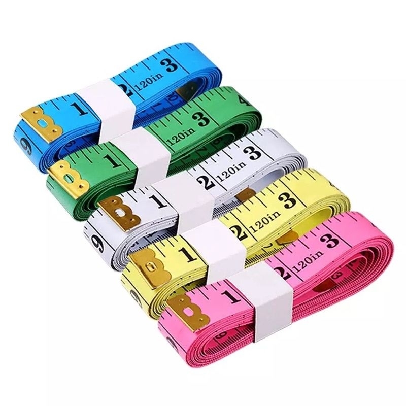 150cm Tape Roll Meter Sewing Tool Measuring Waist Fabric Clothes 1.5 ...