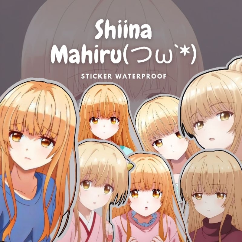 Anime STICKER SHIINA MAHIRU OTONARI NO TENSHI SAMA (WATERPROOF ...