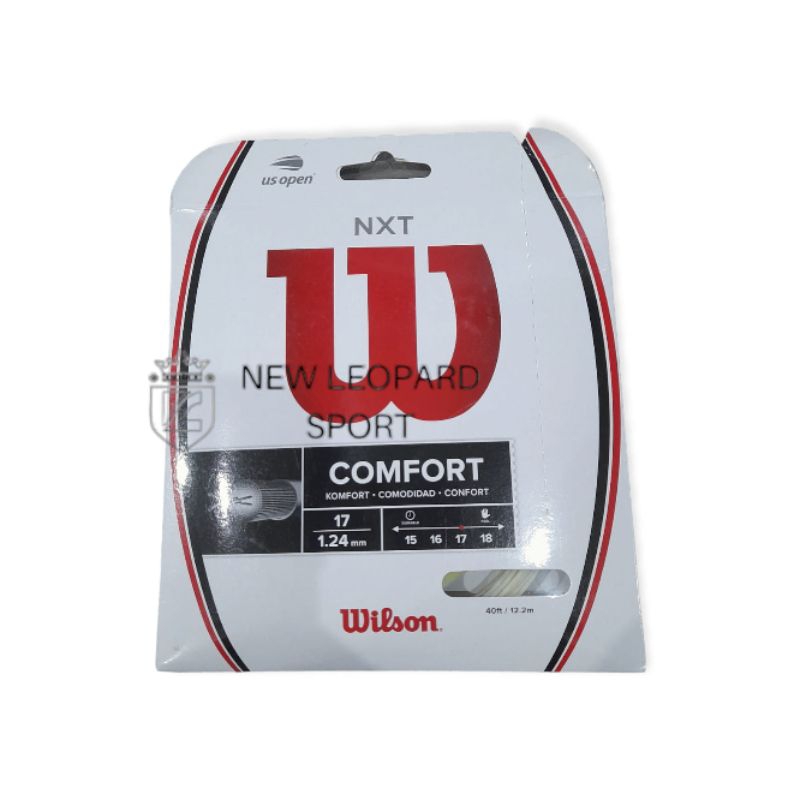 Wilson NXT Comfort 17 1.24 mm Tennis String / Tennis String | Shopee ...