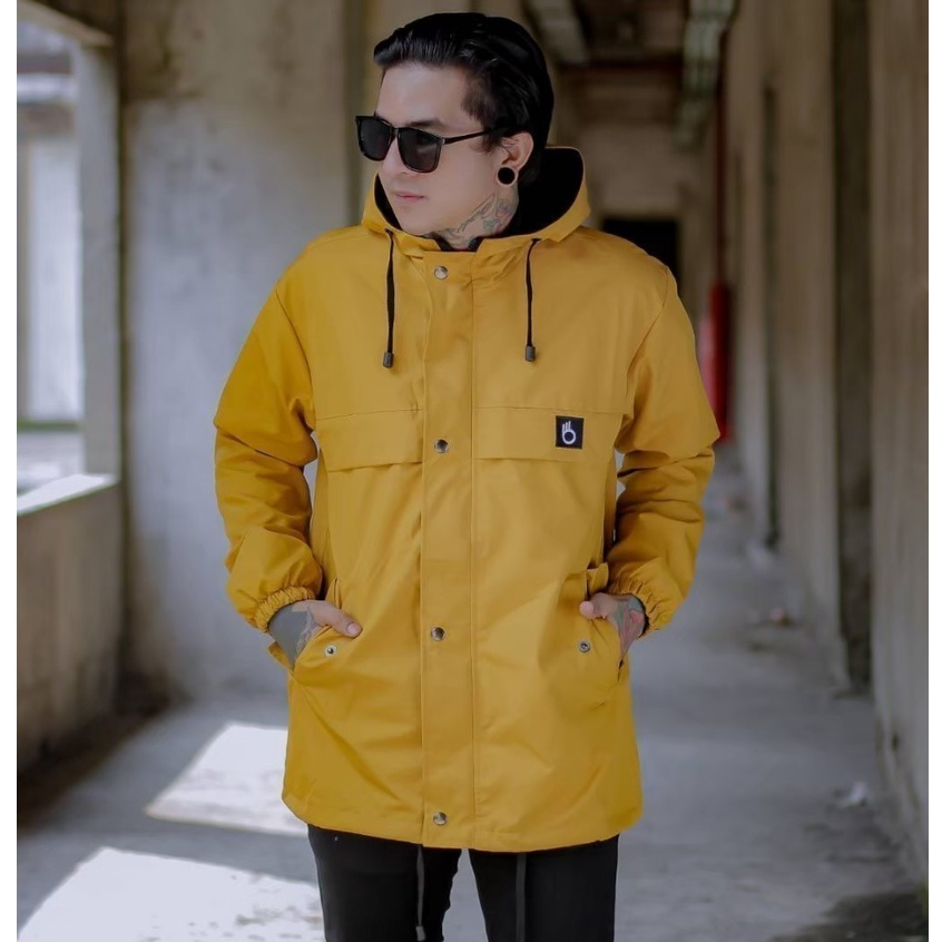 Yellow Jacket The Bojiel Parachute Jacket Outdoor Jacket Casual Jacket ...
