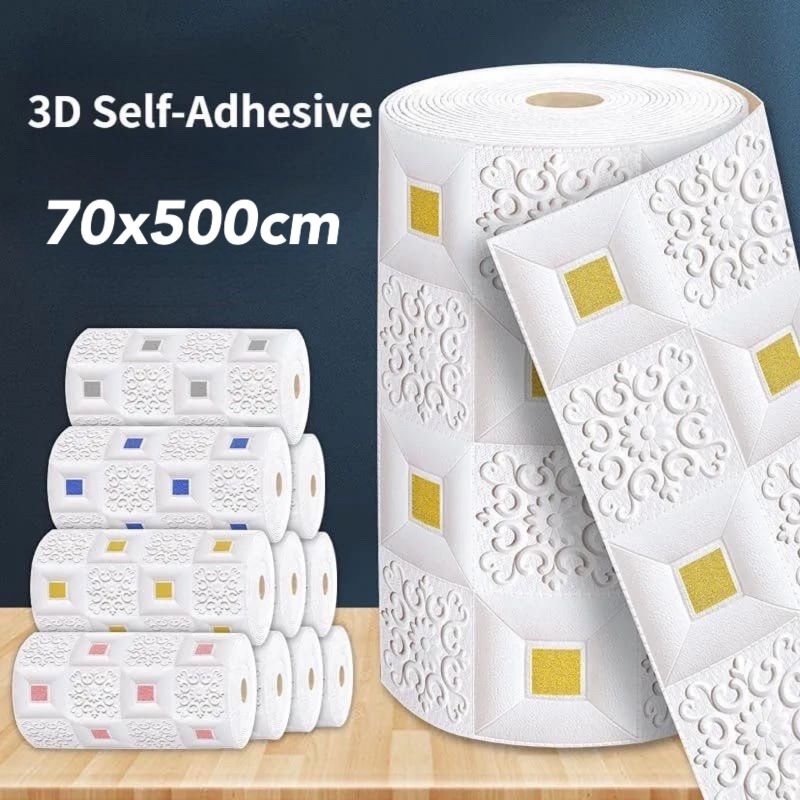 3d WALLPAPER Roll brick motif color long Roll WALLPAPER/ / 3d WALLPAPER ...