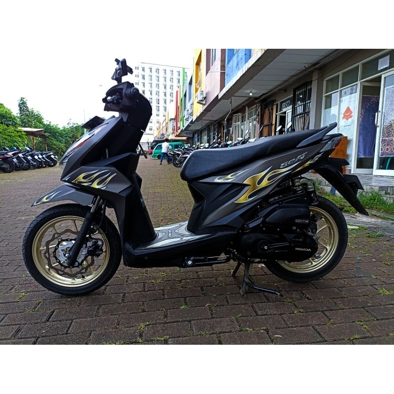 Custom transparent beat deluxe striping sticker with the latest fire ...