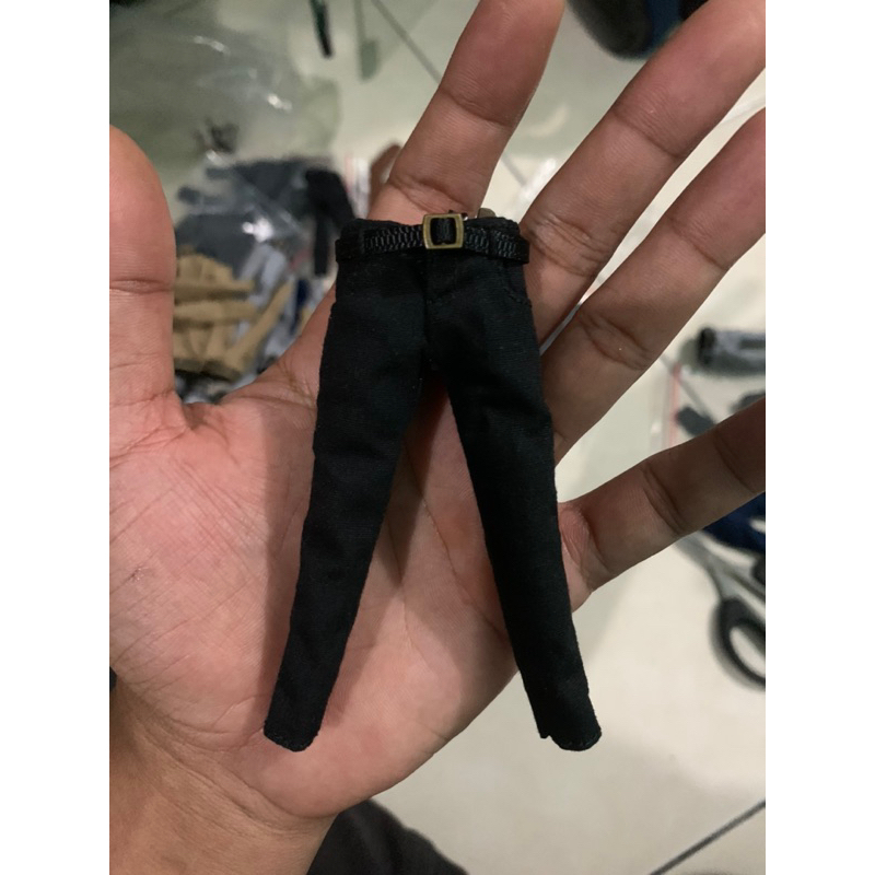 HITAM Kitbash 1/12 1:12 Standard Trousers Black SHFiguarts Damtoys ...