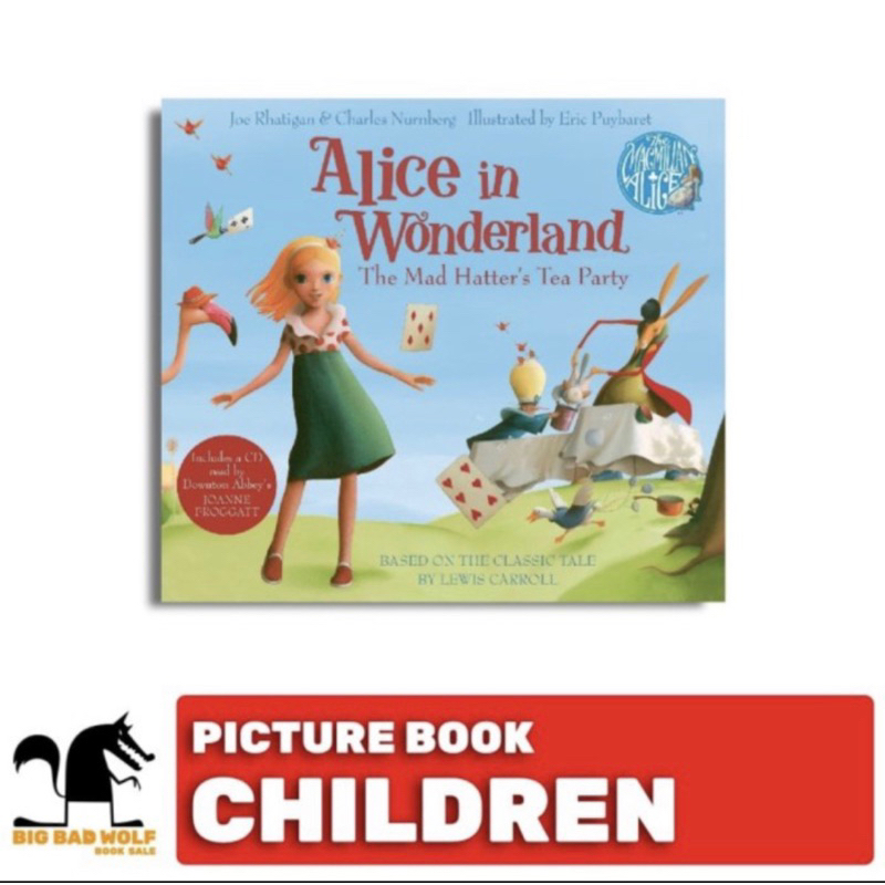 Big Bad Wolf Book - ALICE IN WONDERLAND THE MAD HATTER'S TEA PARTY ...