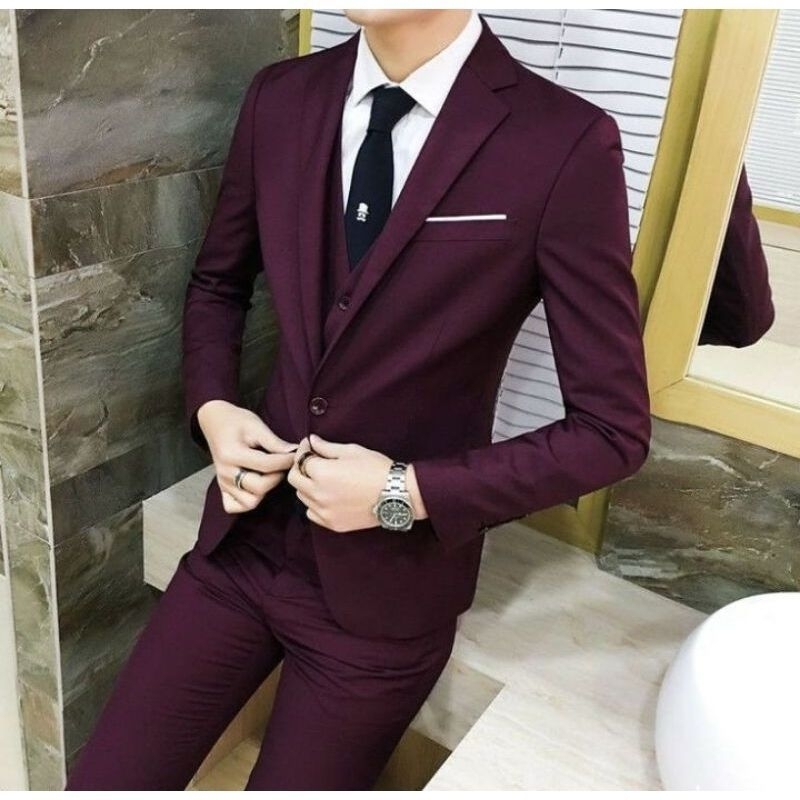 Formal Suits/Men's Formal Suits/Office Suits/Graduation Suits | Shopee ...