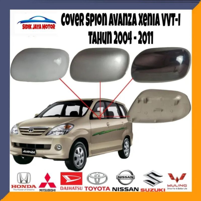 Old Avanza Xenia Rear View Mirror Cover VVTI 2004 2005 2006 2007 2008 ...