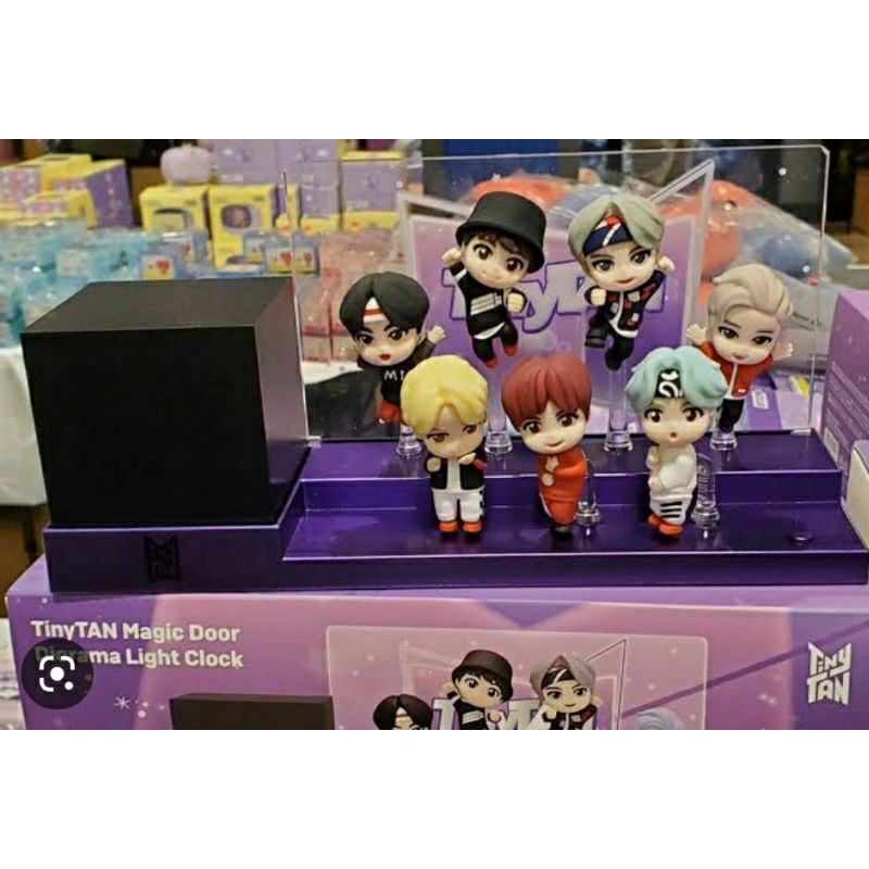 BTS - TinyTan Official Magic Door Diorama Light Clock | Shopee Philippines