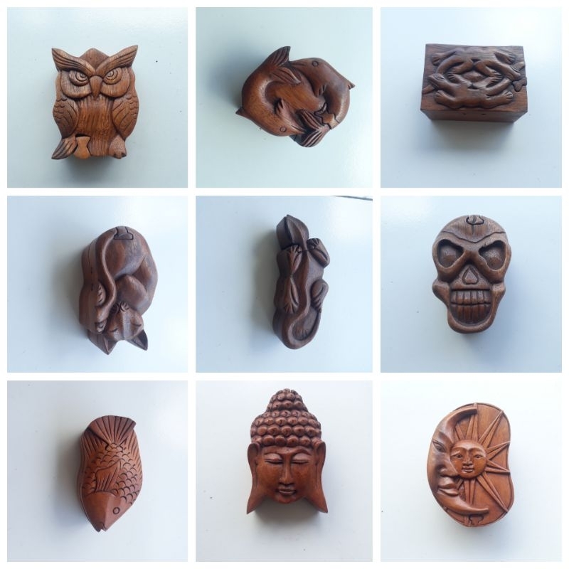 Wooden magic box size 15×7×6cm magic box Jewelry storage box | Shopee ...