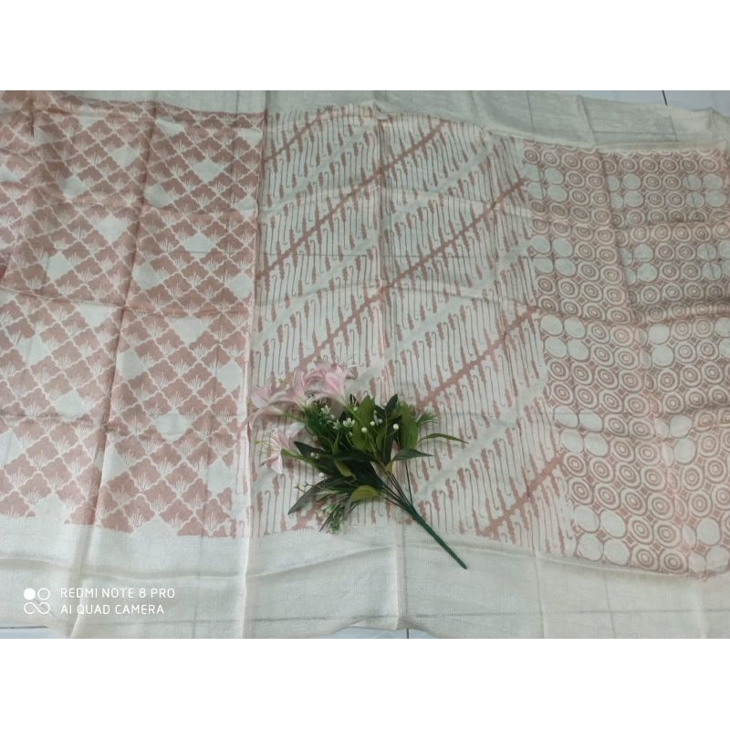 Viscose batik Fabric semi Silk Typical cirebon batik viscose Stamp ...