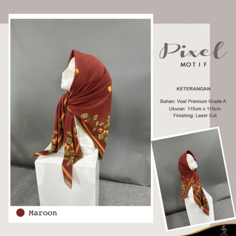 The Latest PRINTING MOTIF Of The Latest PRINTING Hijab | Shopee Philippines