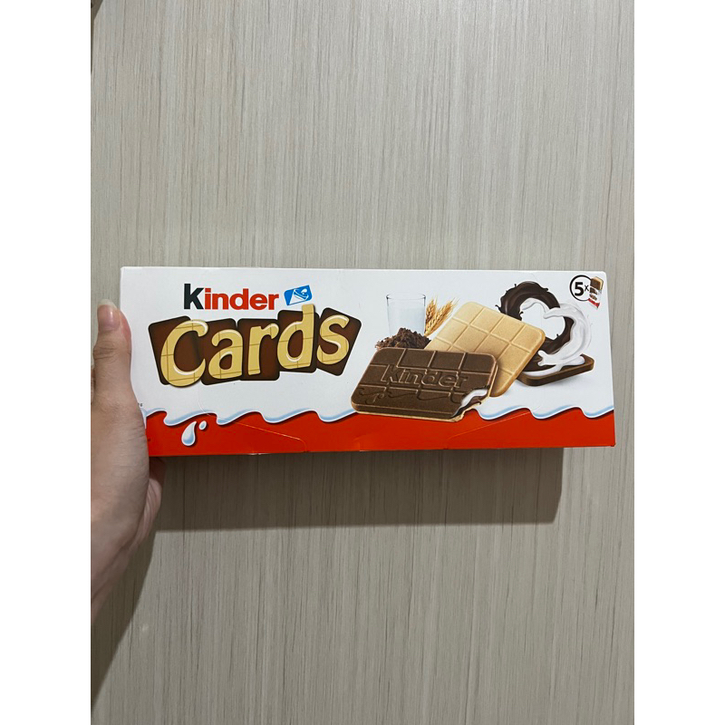 Kinder CARDS 1 BOX Contains 5 Packs | Shopee Philippines