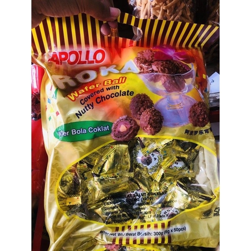 APOLLO ROKA CHOCOLATE BEANS 50PCS | Shopee Philippines