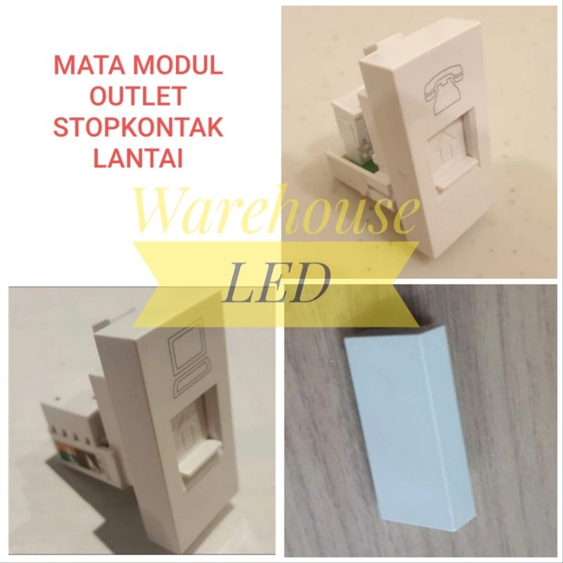 MATA Outlet Module Eyes for BLANK DATA TELPON Floor Socket Sockets ...