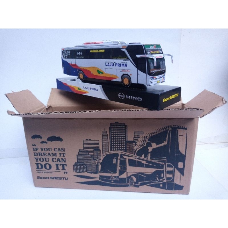 MINIATURE BIS bus PAPERCRAFT LAKE PRIMA ATB PATAS JETBUS 3 SHD ADIPUTRO ...