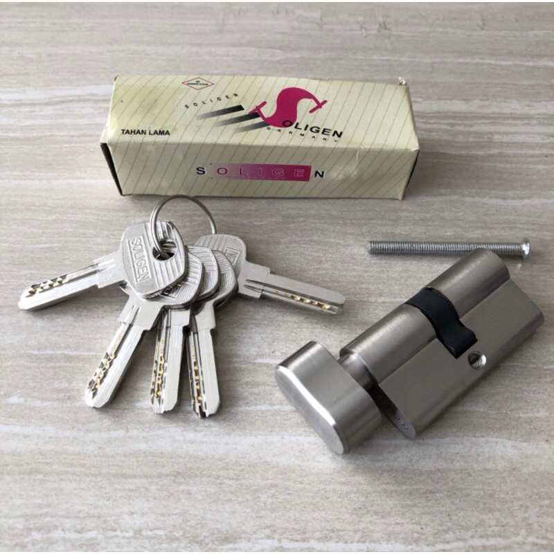 SOLIGEN 60 mm Knob Lock Cylinder / SOLIGEN 60 mm Toilet Lock Cylinder ...