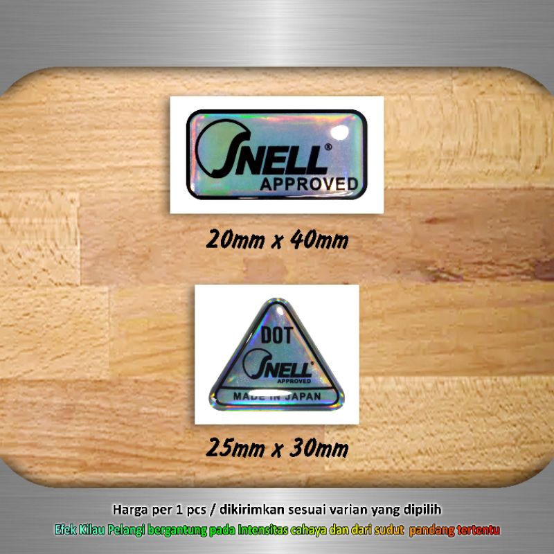 DOT Snell Approved Embossed Helmet Sticker | Shopee Philippines
