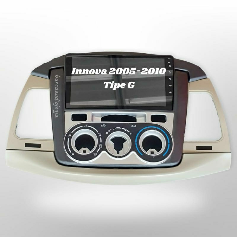 9 Inch Android Head Unit Frame Toyota Innova Type G/E 2005-2010 ...